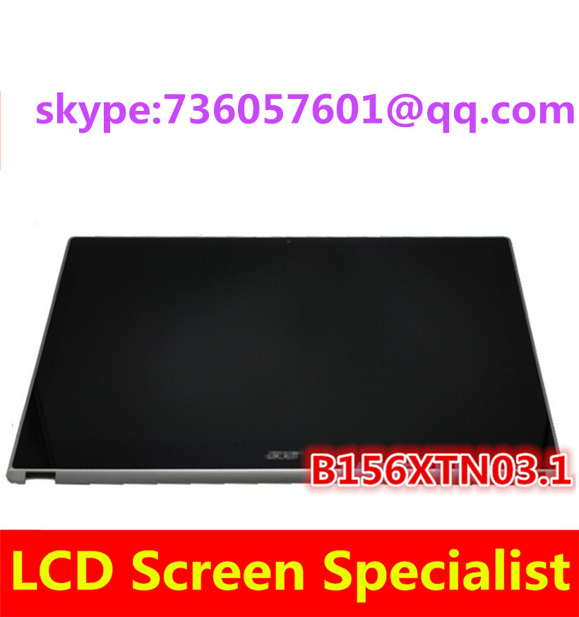 New 15.6" lcd assembly For Acer Aspire V5-571P V5-531P M5-583P Laptop LCD B156XTN03.1 Touch Screen Assembly