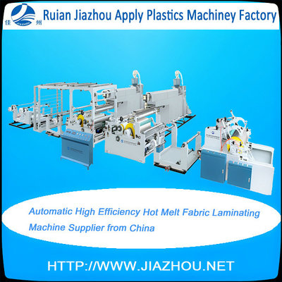Automatic High Efficiency Hot Melt Fabric Laminating Machine Supplier from China