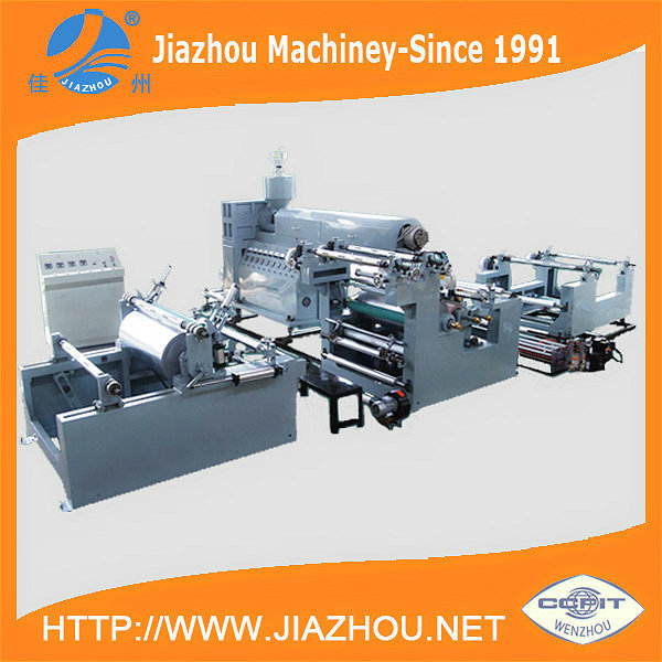 High Speed Single Side T-Die Mould Head Automatic Plastic Extrusion Coating Machine