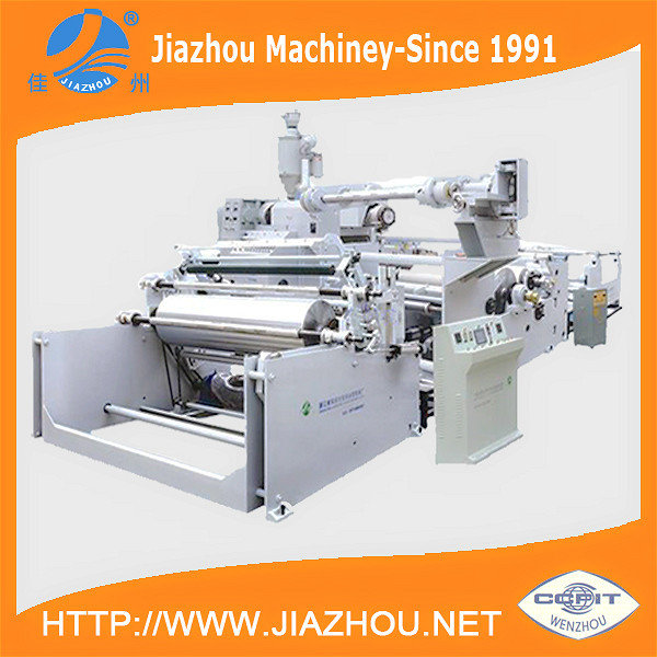Automatic Edge Correction T Type Die Plastic Hot Melting Extruder Coating Laminating Machine