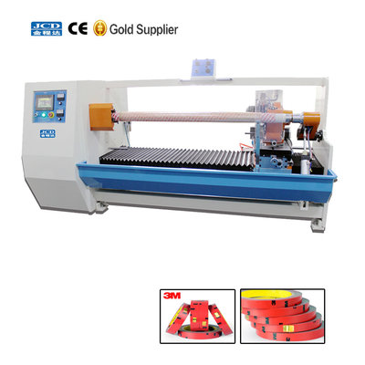 JC-C01 Full Automatic high precision single shaft adhesive tape log roll cutting machine