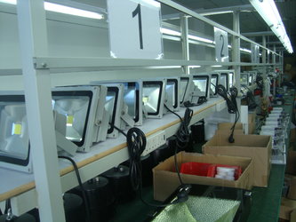 Shenzhen JiNi Lighting Technology Co., Ltd factory production line