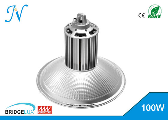 Round 100W Industrial High Bay Led Lighting 2700K - 7000K For Workshop / Warehouse