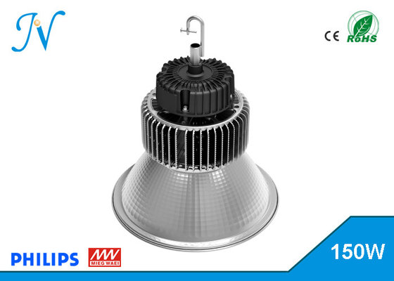 Aluminum Round 150W Led High Bay Lights IP55 With MEANWELL Driver