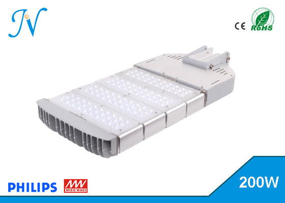 High Intensity LED Street Light Fixtures , 200 Watt Led Roadway Light
