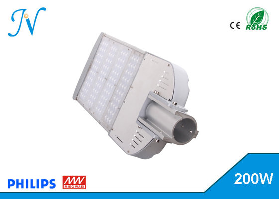 High Intensity LED Street Light Fixtures , 200 Watt Led Roadway Light