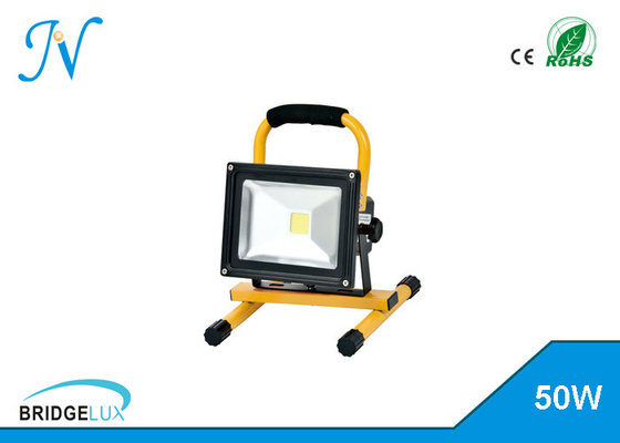 Portable Waterproof Outdoor Led Flood Lights 50W / Rechargeable Led Floodlight