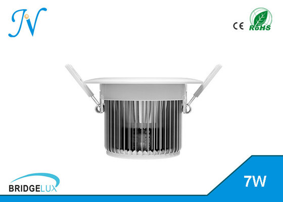 Silver Tiltable 220V Recessed Led Downlight 7w , Led Cupboard Downlights