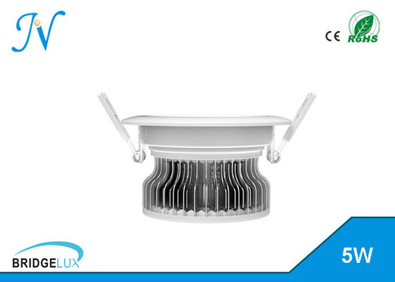 Large Brilliant 5w Led Downlight Recessed Lighting With Led Bridgelux 45mil Chip