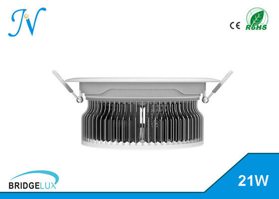 Compact 21W Recessed LED Downlight Cool White 7000K for Indoor Lighting