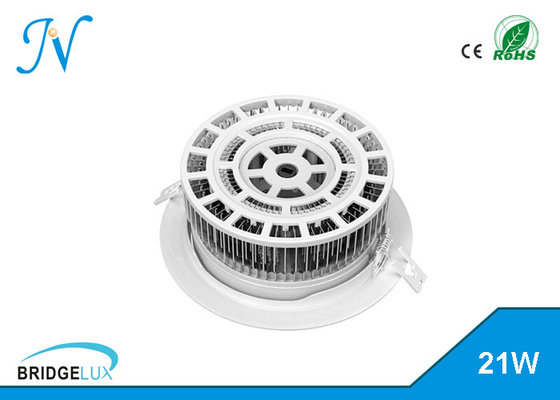 Compact 21W Recessed LED Downlight Cool White 7000K for Indoor Lighting