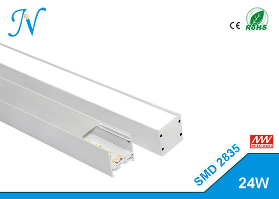 Indoor 24W LED Linear Light AC 100V - 240V For Home / Office Lighting