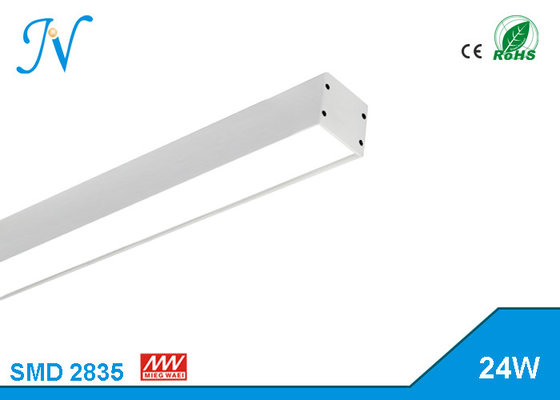 Indoor 24W LED Linear Light AC 100V - 240V For Home / Office Lighting