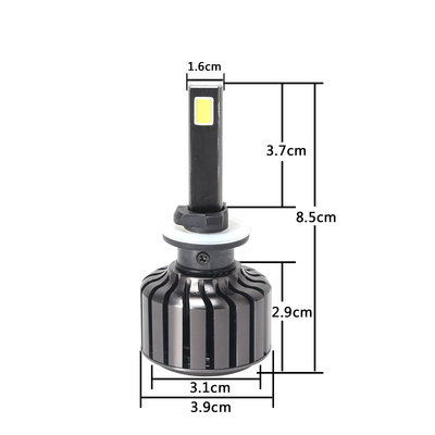 Single Beam 30W H1 H3 H7 H11 9005 9006 880 D2S 9012 LED Car Light 10-30V DC LED Headlight IP68