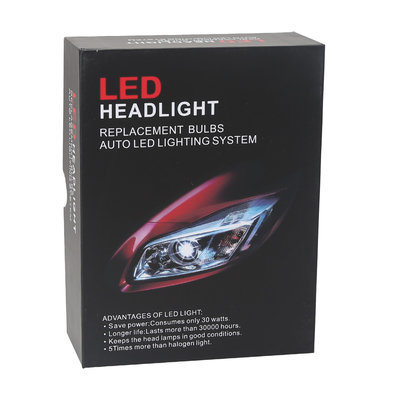 H/L Beam 60W H4 H13 9004 9007 LED Car Light 10-30V DC LED Headlight IP68 With COB LED