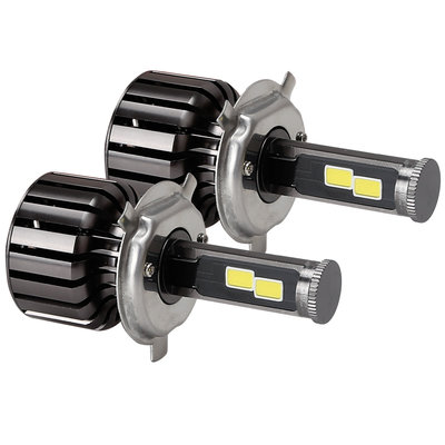 H/L Beam 60W H4 H13 9004 9007 LED Car Light 10-30V DC LED Headlight IP68 With COB LED