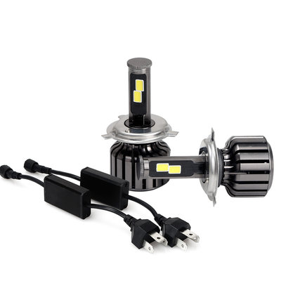 H/L Beam 60W H4 H13 9004 9007 LED Car Light 10-30V DC LED Headlight IP68 With COB LED
