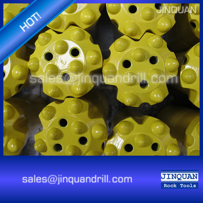 BUTTON BIT R32 - 45mm, 3 Front outputs, and 2 Laterals