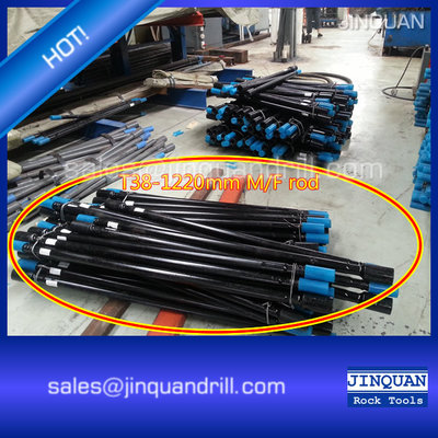 R32, R38, T38, T45, T51, GT60 Threaded MF Rod - Speed Rod - Male-Female Drill Rod