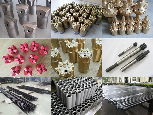Rock Drilling Tools-Button bits, drill rods, couplings, shank adatpers