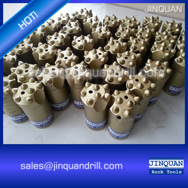 11 Degree Tapered Button Bit 7 Ballistic Buttons 32mm 34mm 36mm 38mm 42mm Knock Off Bit