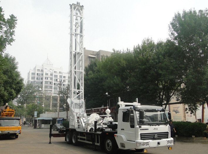 BZC350ACZ Truck Mounted Water Well Drilling Rig Depth 300M Drilling Hole Diameter 500MM
