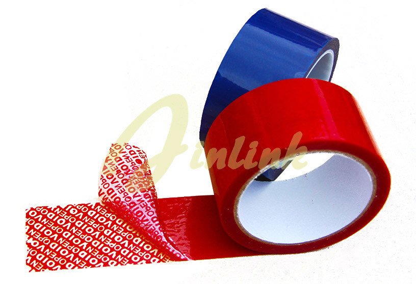 Partial transfer Tamper Proof Security VOID tape, Partial residue tamper evident security void packing tapes
