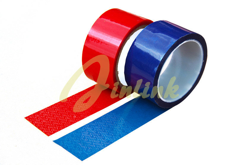 Non Residue Anti-counterfeit Security VOID Tape, Non transfer tamper proof void packing tapes