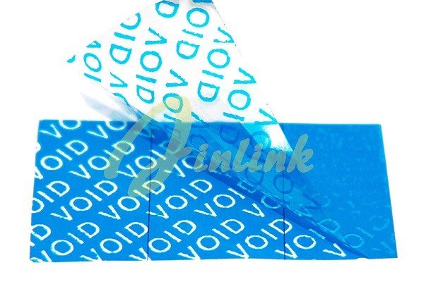 Full Transfer Tamper proof Security VOID Label Material, Full residue Tamper proof void security label material supplier