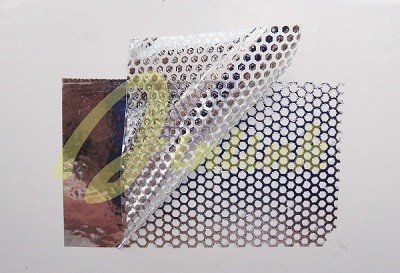 Honeycomb Tamper Evident Security Label Material,Partial Transfer Label Material, Glossy silver void label material