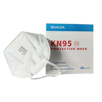 Soft Kn95 Earloop Mask Anti Bacterial , Kn95 Folding Half Face Mask Easy Carrying