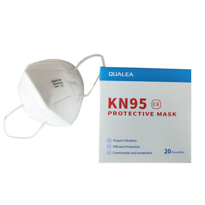 White Ear Wearing Non Woven Face Mask , Non Woven Mask Smooth Inner Lining