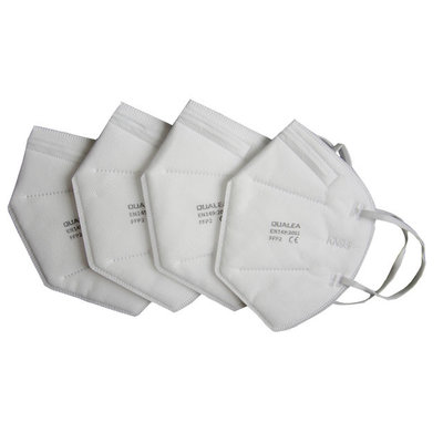 4 Ply Ffp2 Face Mask Protective Fabric , Pm2.5 Ffp2 Dust Mask Against Virus