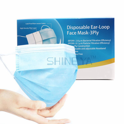 Anti Fog 3 Layer Face Mask , Breathable 3 Ply Mask For Personal Care