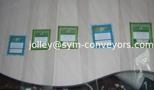 plastic bag labeling machine