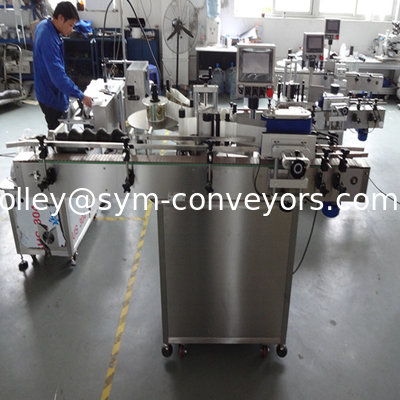 plastic bottle labeling applicator