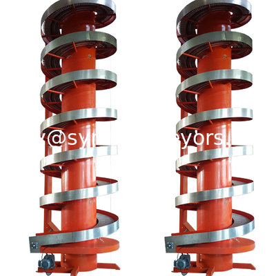 Stainless steel vertical lifting conveyor;screw lifting conveyor