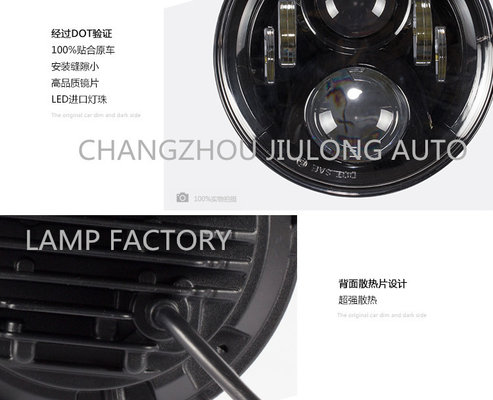 Automobile spare parts-J e e p Wrangler Parts-Head Lamp Generation II DOT test passed,LED,Black