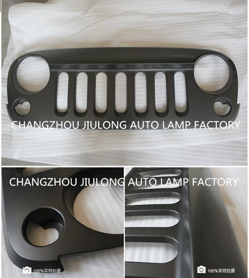 Automobile spare parts-J e e p Wrangler JK Parts-front Grille Big-eye Bird 126X50X15,BLACK,WHITE