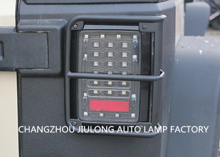 Automobile spare parts-J e e p Wrangler JK Parts-Tail Lamp LED Red Black