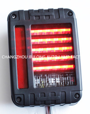 Automobile spare parts-J e e p Wrangler JK Parts-Tail Lamp LED Red Black