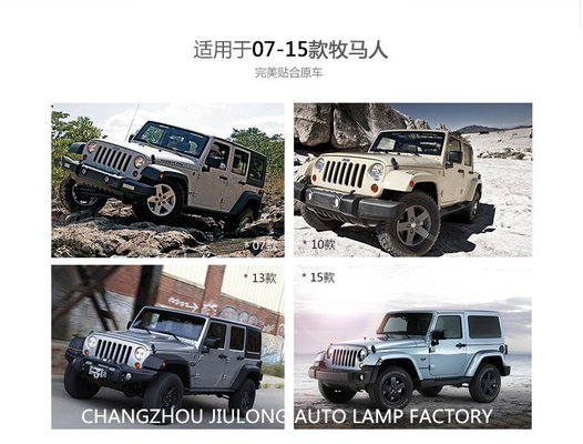 J e e p auto parts-Wrangler Auto parts-Rear Licence Plate Posion Spyder Brand Jolung Black