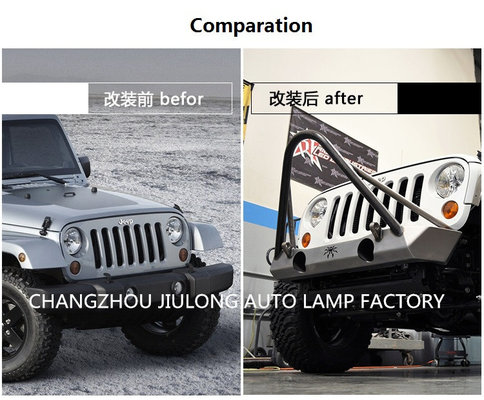J e e p auto parts-Wrangler Auto parts-Front Bumper Posion Spyder Brand Jolung Black