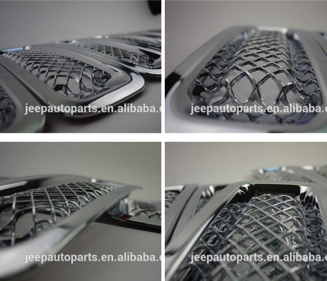 Car Mesh Grille Chrome Light Circle of Grille for Jeep Patriot 2011+