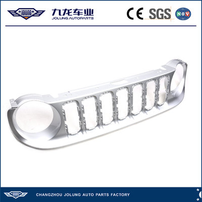 Renegade 4x4 Silver Grille-Front Grille for 2015-2017 Jeep Renegade-ABS Silver Plastic Grille
