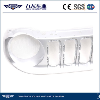 Renegade 4x4 Silver Grille-Front Grille for 2015-2017 Jeep Renegade-ABS Silver Plastic Grille