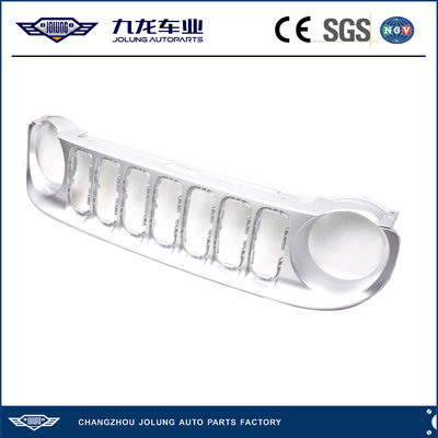 Renegade 4x4 Silver Grille-Front Grille for 2015-2017 Jeep Renegade-ABS Silver Plastic Grille
