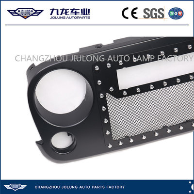 Front Grille for off road wrangler 2007-ABS Paramount grille with mesh