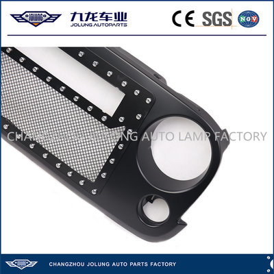 Front Grille for off road wrangler 2007-ABS Paramount grille with mesh