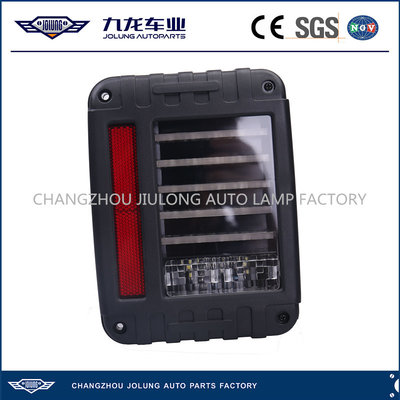 LED Tail Lamp for 07+ Jeep Wrangler-Different Signal lights for Reverse Running Turn,Black
